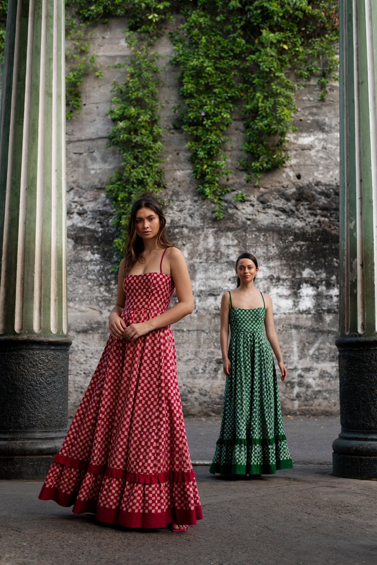 Red Checkmate Dress – Modatrova