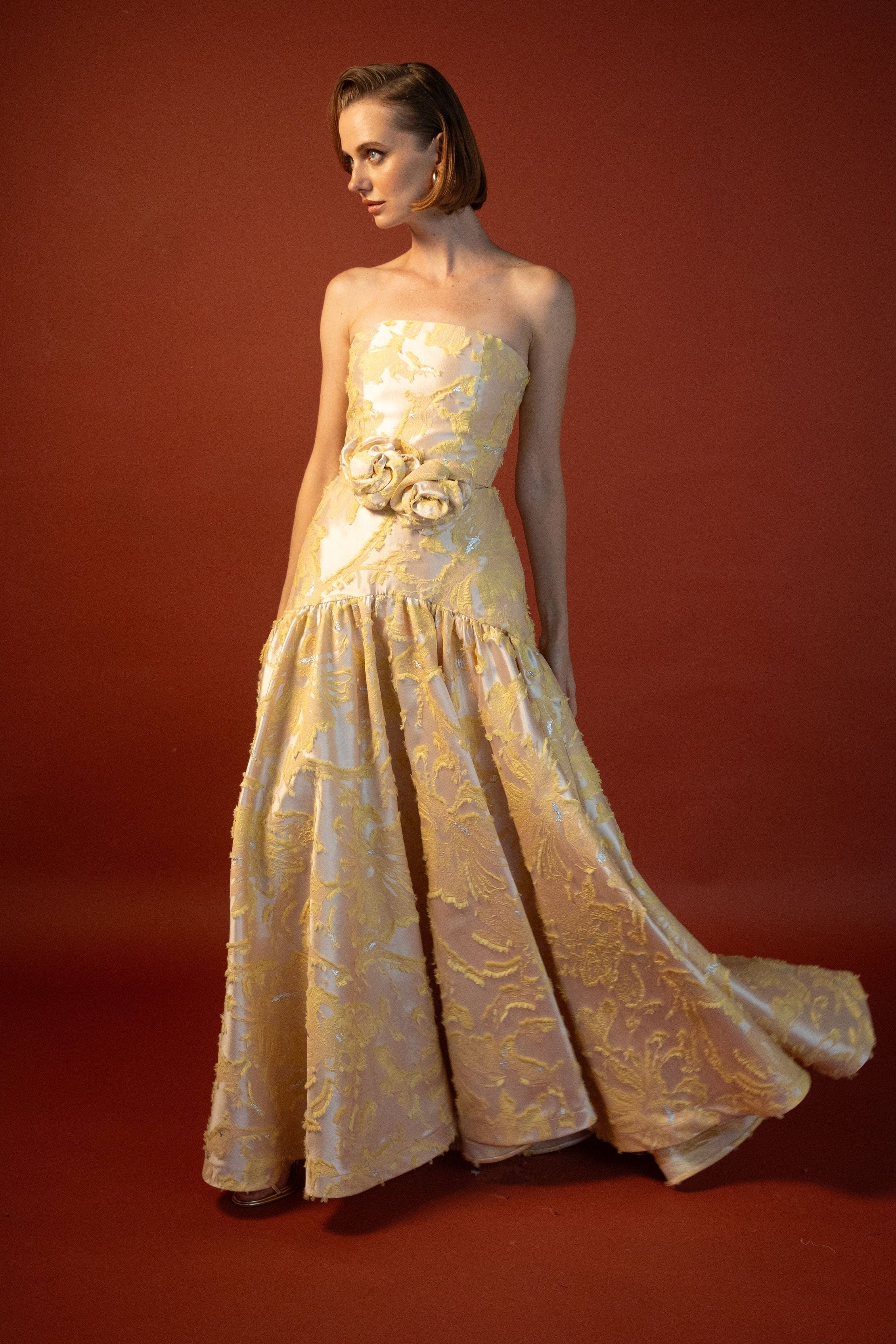 Peach Bloom Dress – Modatrova